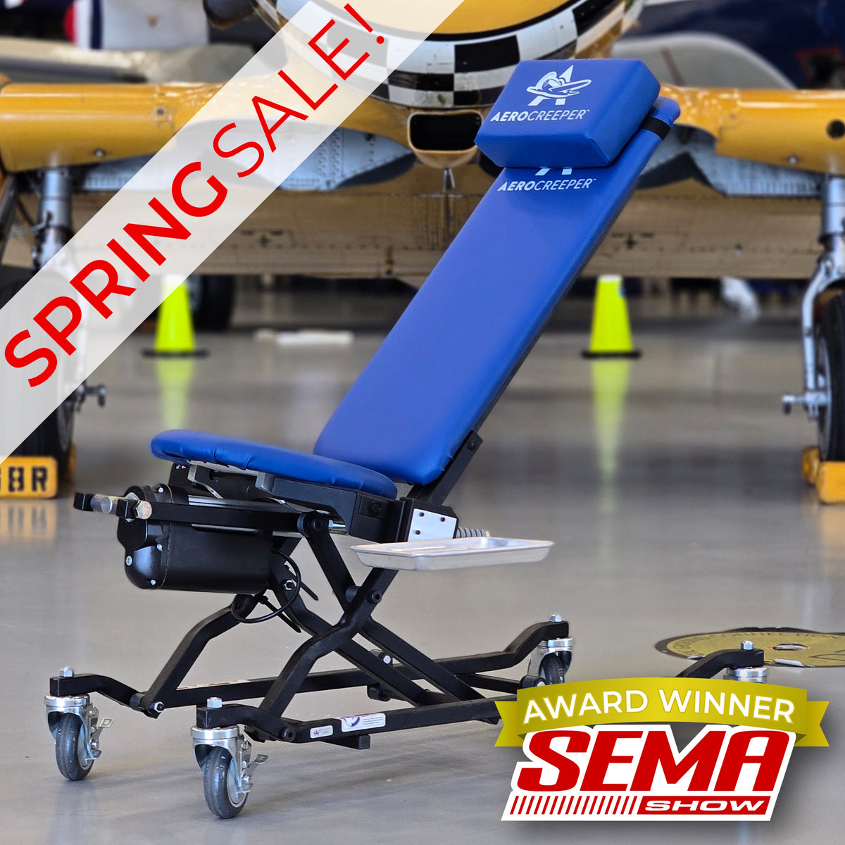 Power-Lift AeroCreeper | Fully Automatic Mechanics Creeper Chair ...